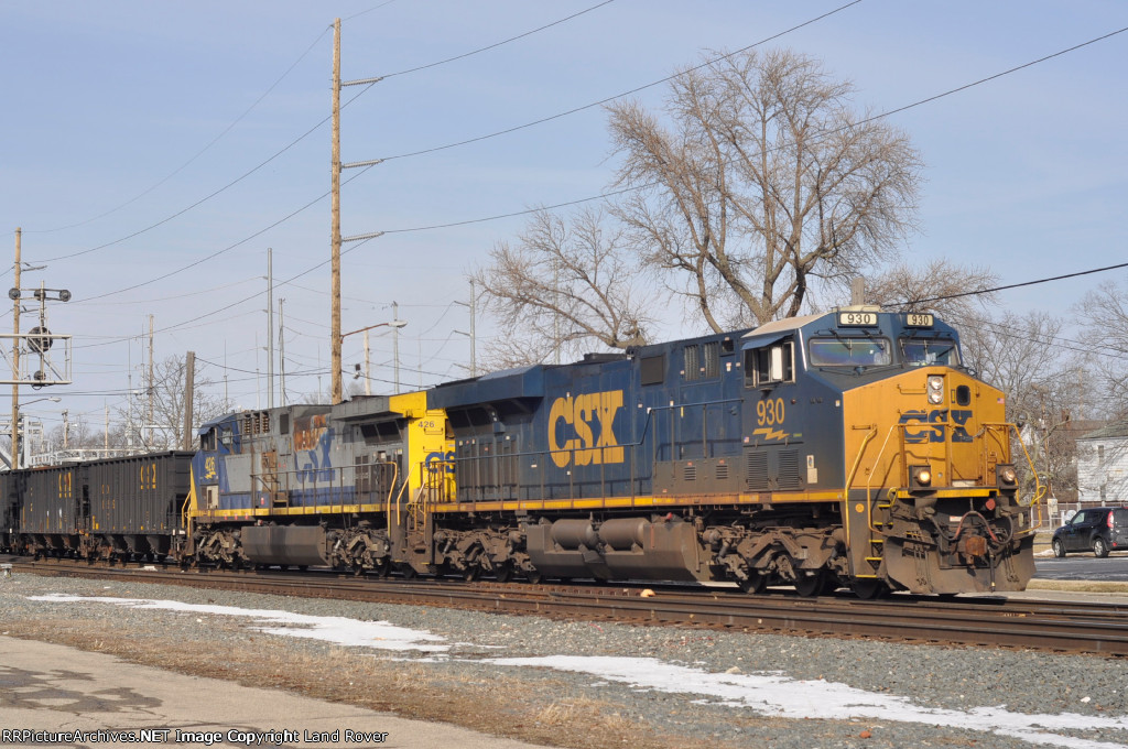 CSXT 930 On CSX T 802 Southbound